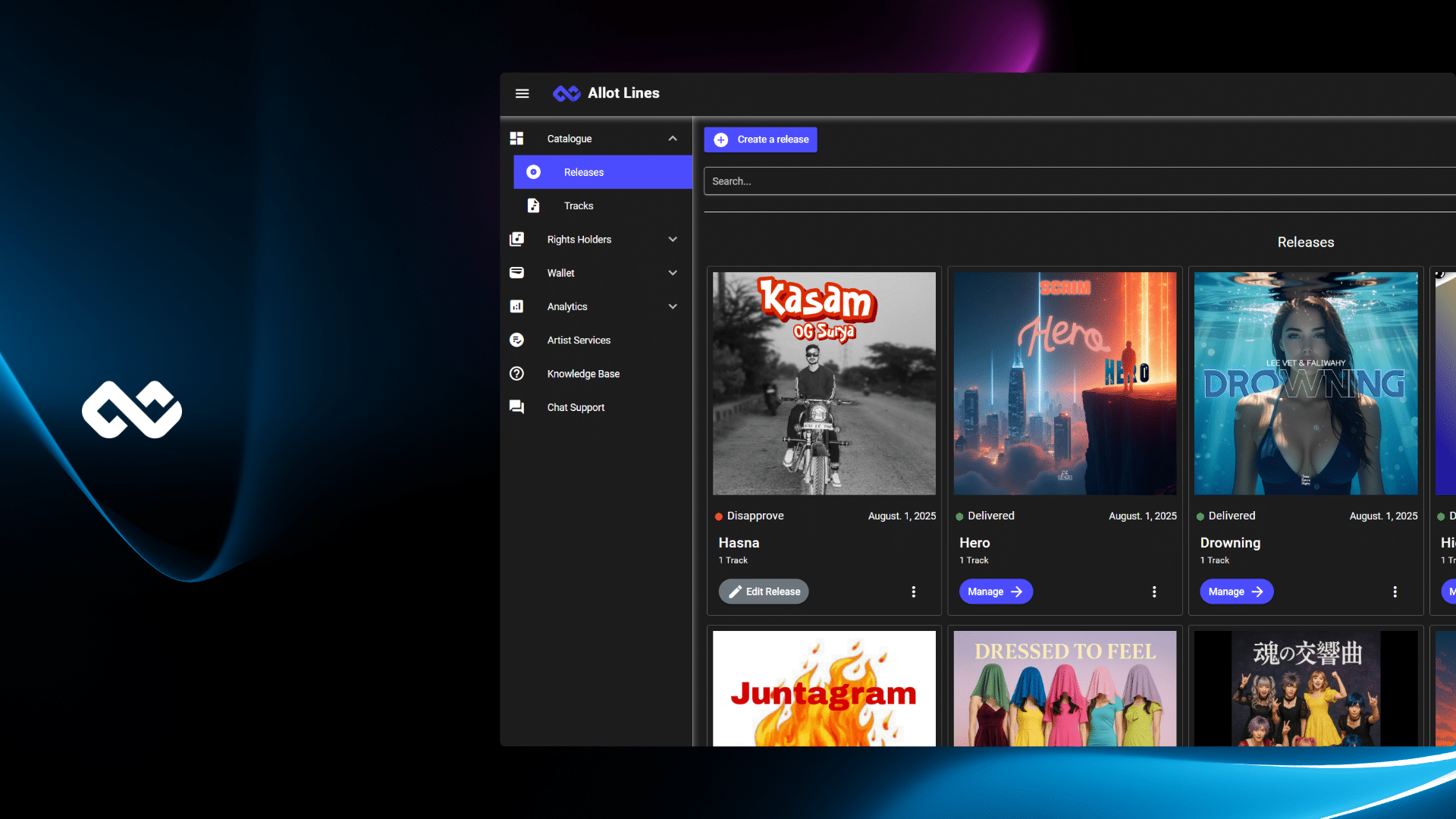Digital Music Distribution — Allot Lines - Tech for Music